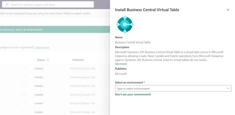 Part 3: Business Central Virtual Tables in Action: Step-by-Step Setup ...